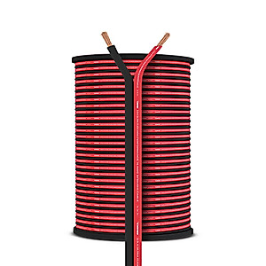 DS18 SW-16GA-1000RB 16-Gauge 1000-Feet Speaker Wire Ultra Flex CCA Red and Black (1000 FT / 304.8 Meters) Speaker Cable for Audio Applications