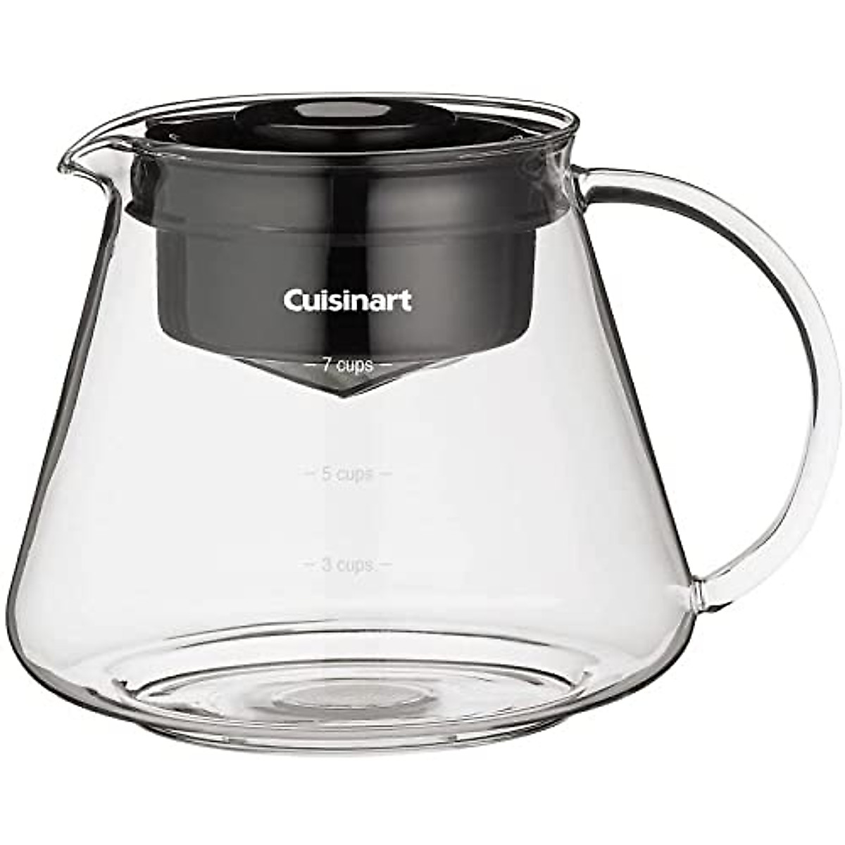 Cuisinart DCB-10P1 Automatic Cold Brew Coffeemaker with 7-Cup Glass Carafe, Black/Stainless