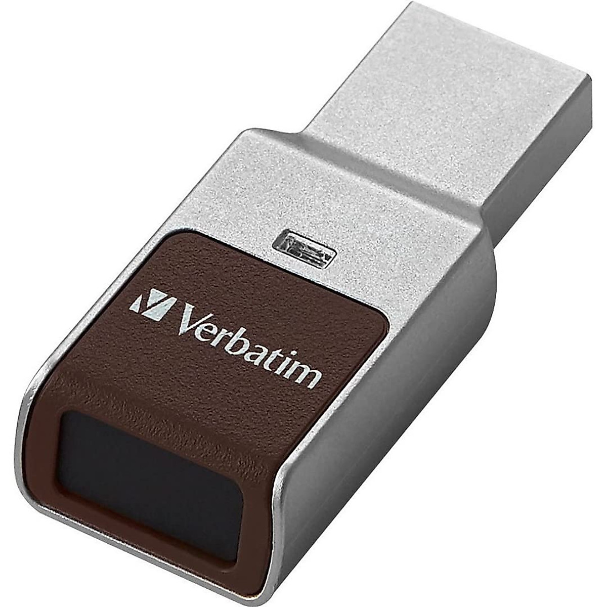 128GB Fingerprint Secure USB 3.0 Flash Drive with AES 256 Hardware Encryption – Silver