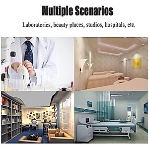 SFKLYU Dental Stool, Doctor Chair Dental Assistant Stool with Armrest Microfiber Leather Height Adjustable for Dental Clinics, Offices, Labs,Orange,47~61CM