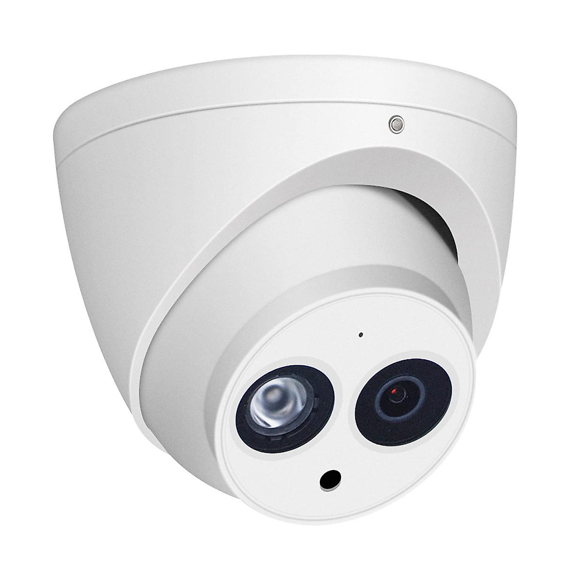 PANOEAGLE 6MP HD POE IP Camera, All-Metal Eyeball Dome Camera with Built-in MIC, 165ft Smart IR Night Vision, WDR ，DNR, IP67