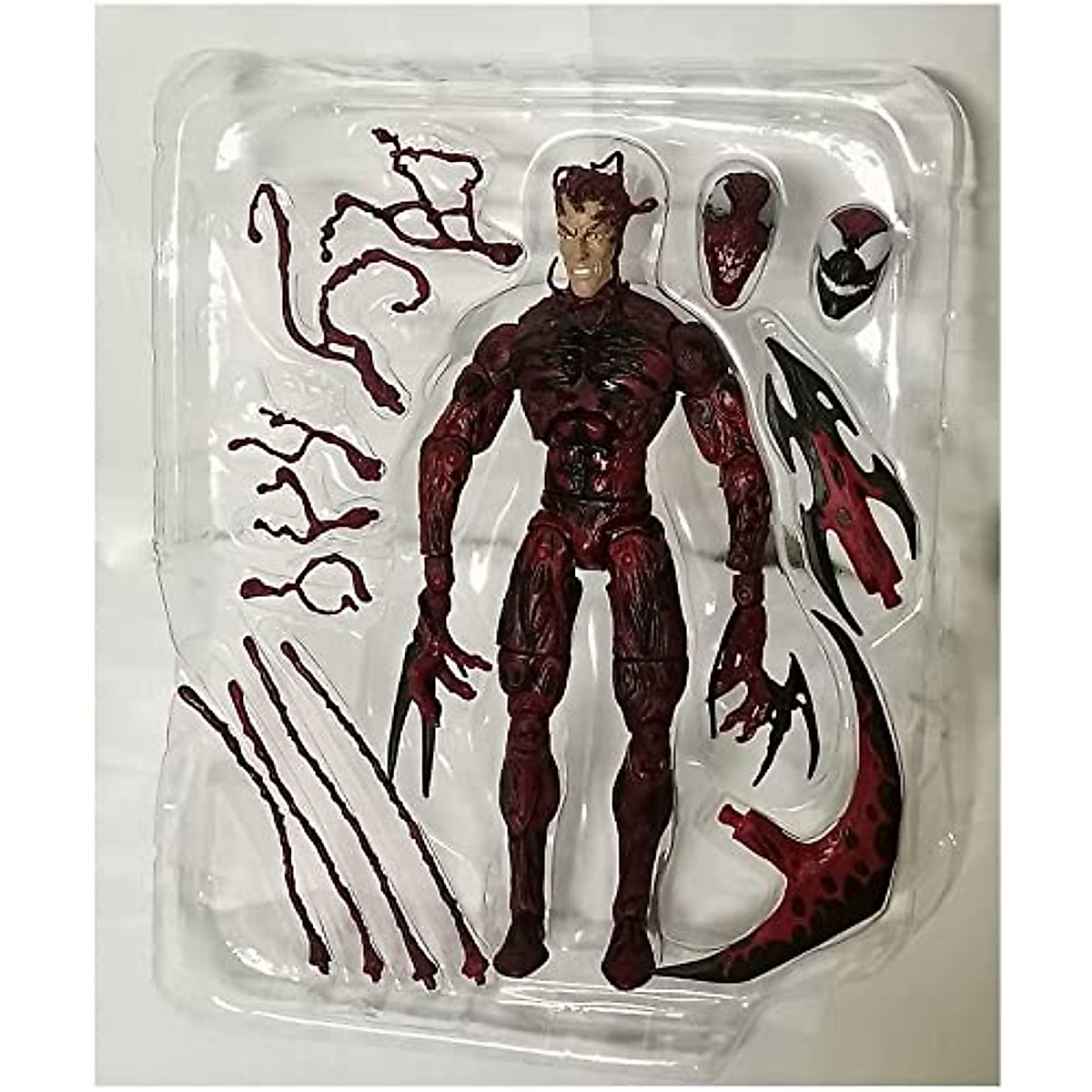 chengchuang Venom Legends Series - Venom Carnage Action Figure - Venom Carnage Figure - Venom Carnage Toy Collectible Figure, 7 Inch (Venom+Carnage)
