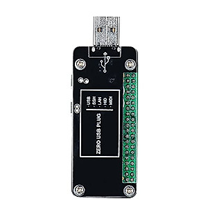 GeeekPi USB Dongle Expansion Board with Case for Raspberry Pi Zero/Zero W/Zero 2/Zero W 2, Both Front & Back Side Can Be Inserted