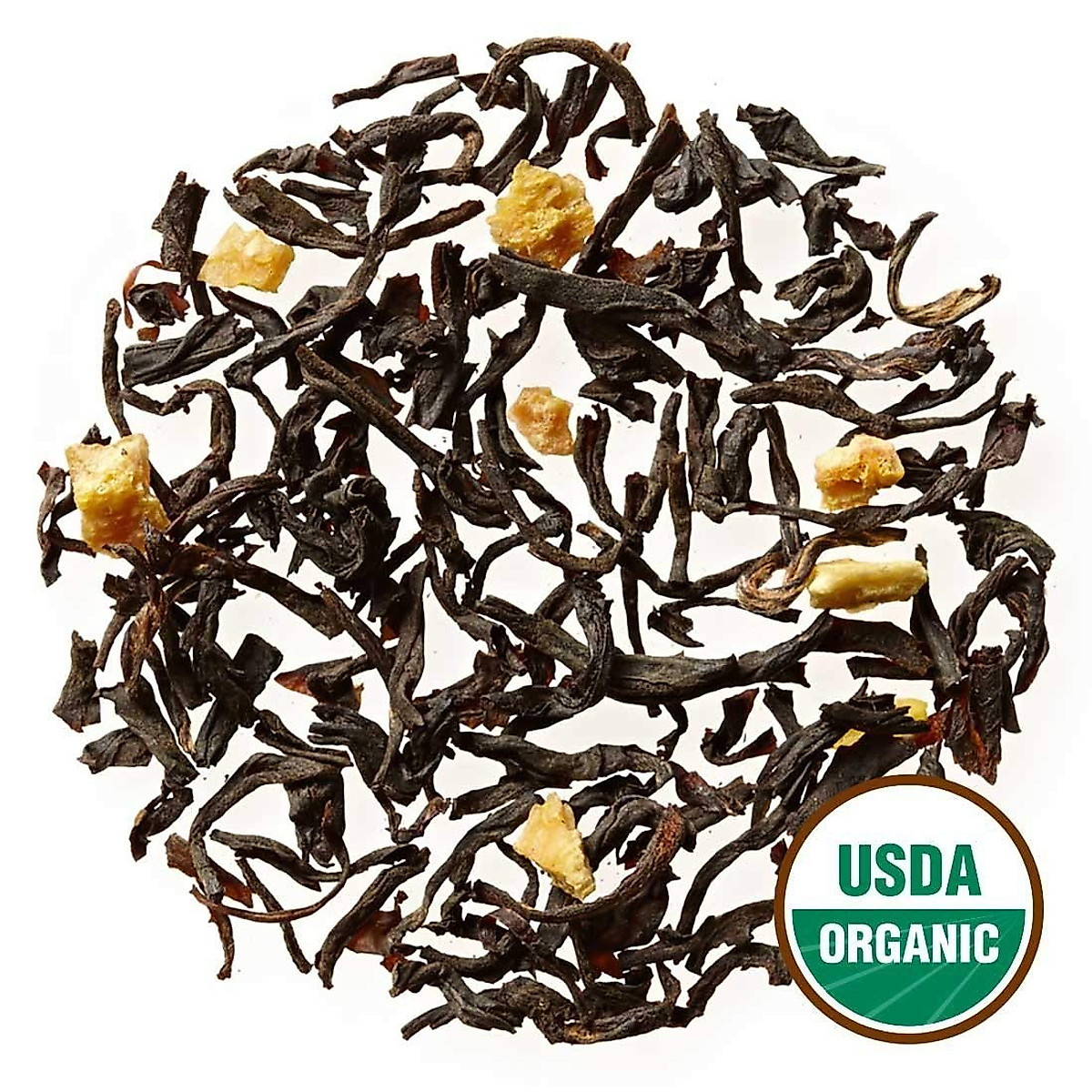 Golden Moon Tippy Earl Gray Tea - Organic Black Tea - Real Bergamot Peels & Extract - Loose Leaf, Non-GMO - Half Pound (96 Servings)