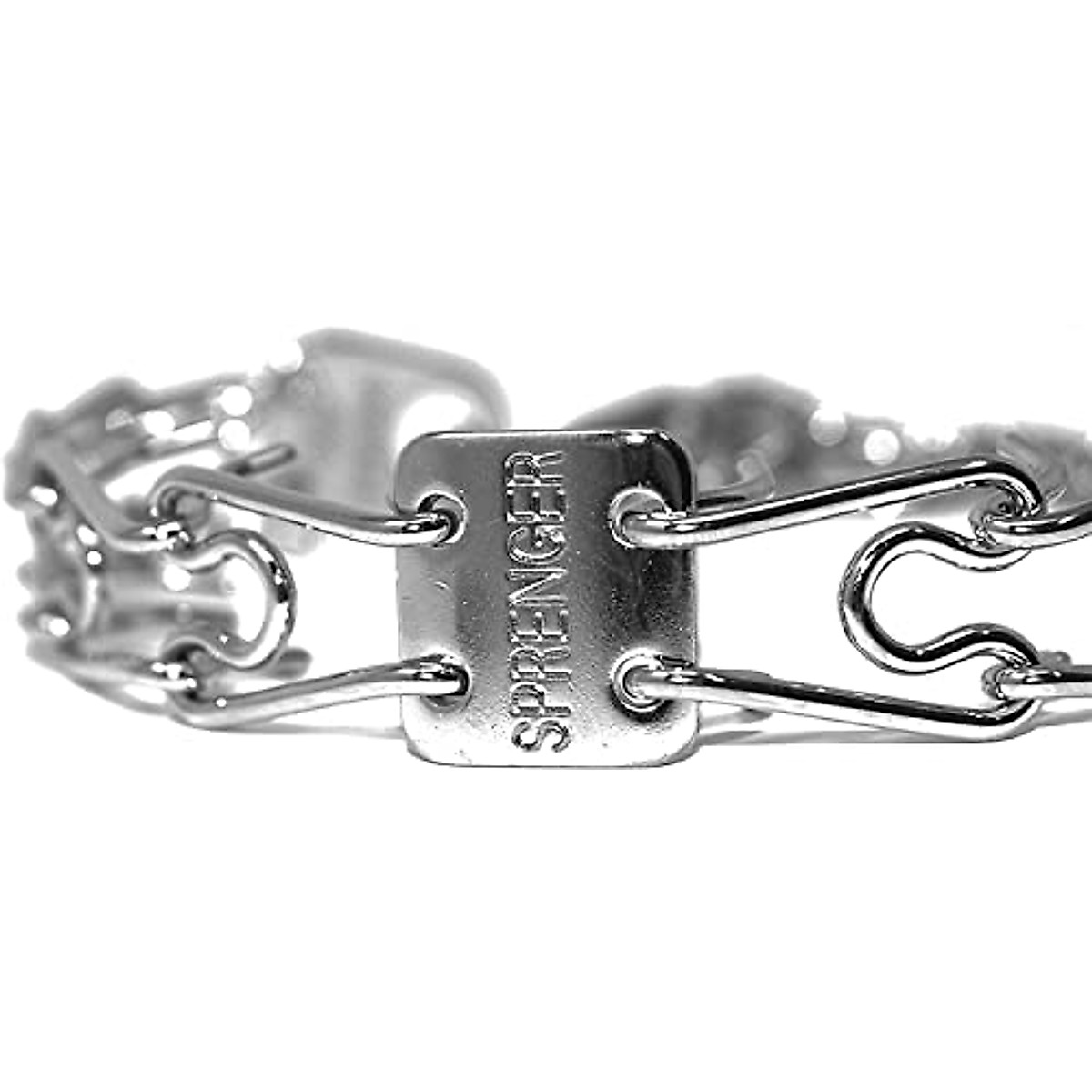 Herm Sprenger Chrome Plated Steel Training Prong Collar with Quick Release Snap for Dogs, Small, 2.25mm, 16-Inch