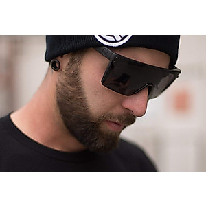 Heat Wave Visual Lazer Face Z87 Sunglasses in Black