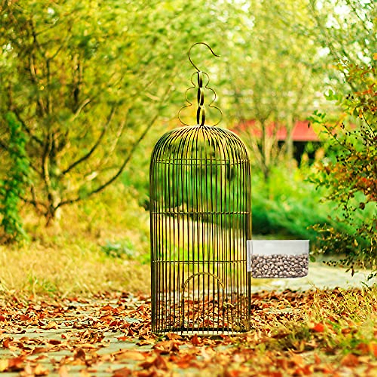 Mipcase 4pcs Bird Cups, Budgerigar Bowl, Animal Feeders Trough Winged Feeders, Cages for Conure Bowls, Thickened Cup Spillage Accessorytransparent Pet Small Canary Accessory Parrot Seeds