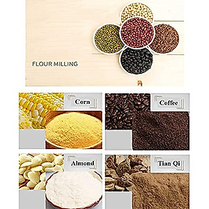 Commercial Electric Grain Grinder, Industrial Chili Grinder, Sesame Peanut Walnut Almond Spice, Stainless Steel Bean Food Grinder