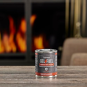 UniFlame - Gel Fuel, Premium Fireplace Fuel (12 Pack) | 12 13oz Cans