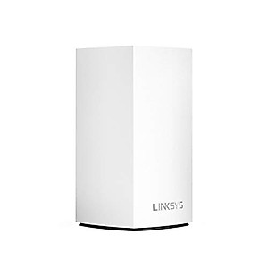 Linksys Velop Whole Home WiFi Router White Dual-Band Series, 1500 Sq Ft Coverage, 1 Pack Expandable! (AC1200) (Renewed)