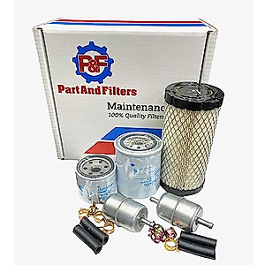 P&F Filter Kit for Kubota ZD18 ZD21 Mantenance kit Turn Mower
