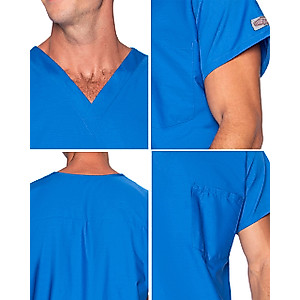 Landau Scrub Zone Unisex Relaxed Fit 1-Pocket V-Neck Scrub Top 71221
