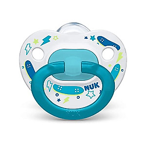 NUK Orthodontic Pacifier Value Pack, Boy, 6-18 Months, 3-Pack