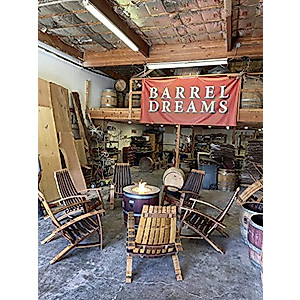 Wine Barrel Adirondack Chair