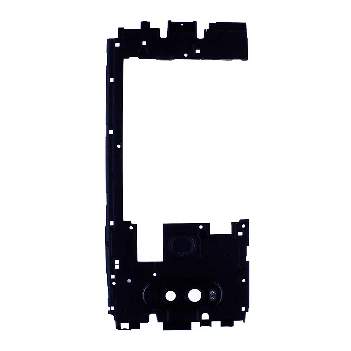 Housing (Mid Frame with Camera Lens) for LG V20 (Black) with Separator Card