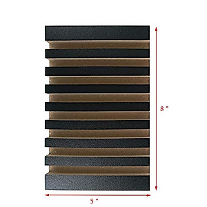 FixtureDisplays® Modern Portable Mini CD Box Holder 8 Slot Storage Organizer Media Storage Rack 18473-1PK-NPF