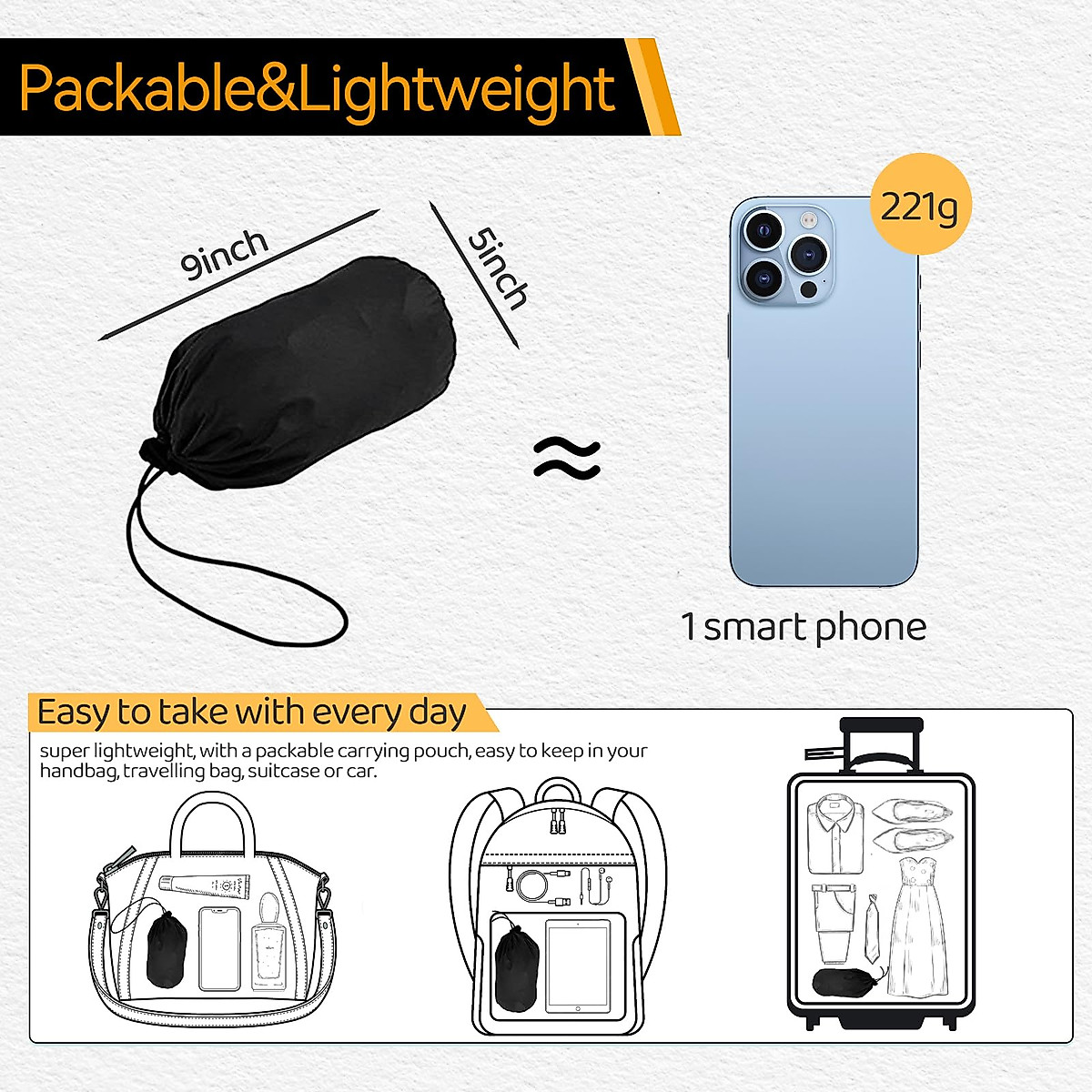 Plus Women's Color Block Drawstring Jackets with Hood Lightweight Active Outdoor Rain Coat Light Blue/ Grey X-Large