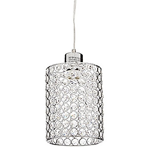 Globe Electric 65441 1LGT 1-Light Chrome PlugIn Pendant