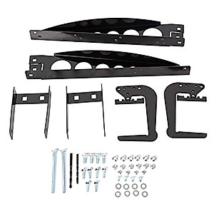 HECASA Bumper Cargo Bracket Compatible with RV 4 Inch Bumper Mounted Cargo Box/Generator Tray Support Arms