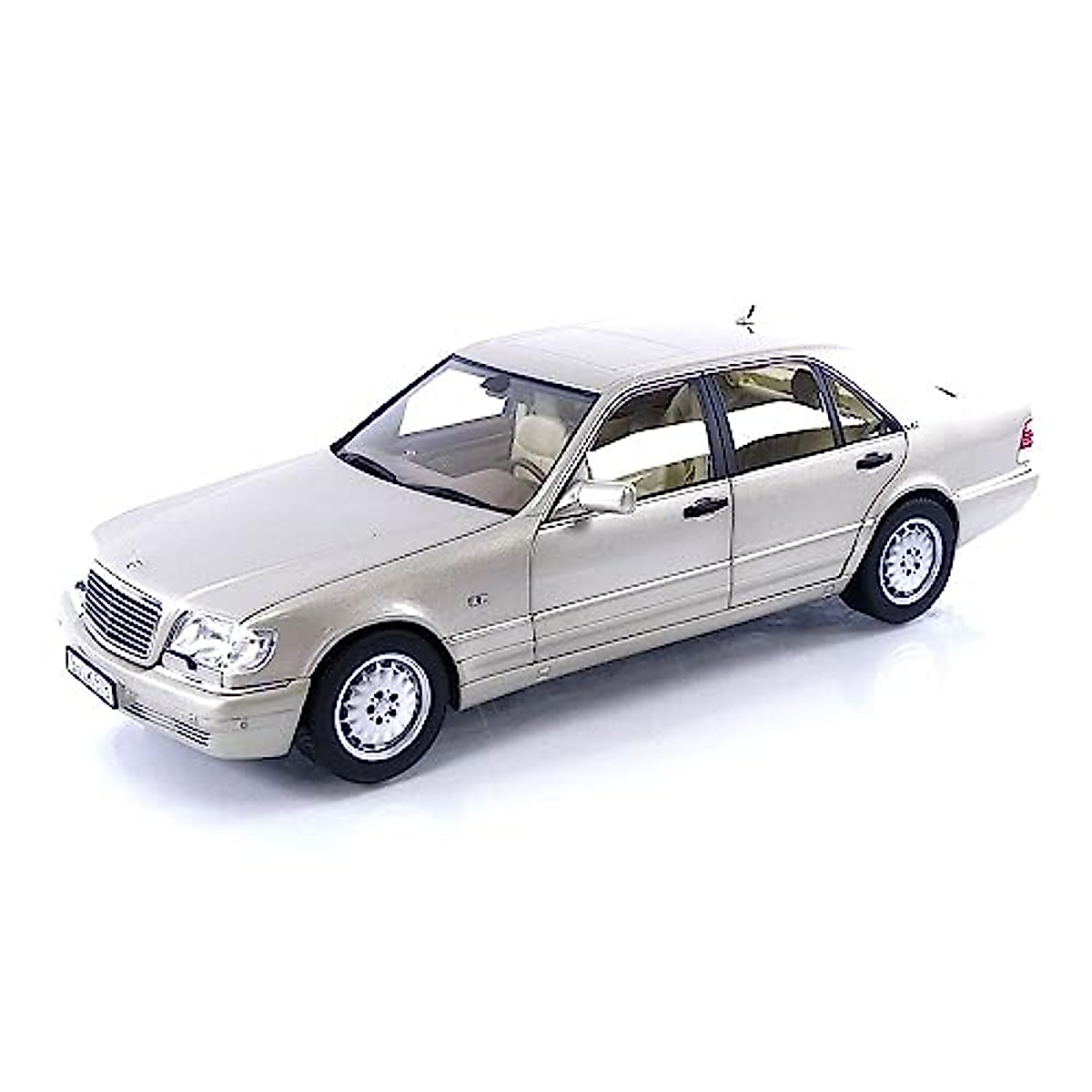 Norev 1997 S600 Smoke Silver Metallic 1/18 Diecast Model Car 183723
