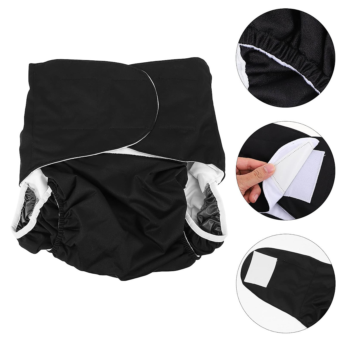 5pcs Leakproof Underwear for Washable Low Noise Reusable Cover Plastic Pants Cover Unisex
