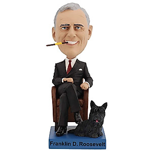 Royal Bobbles Franklin Delano Roosevelt 32nd President of The United States Collectible Bobblehead Statue
