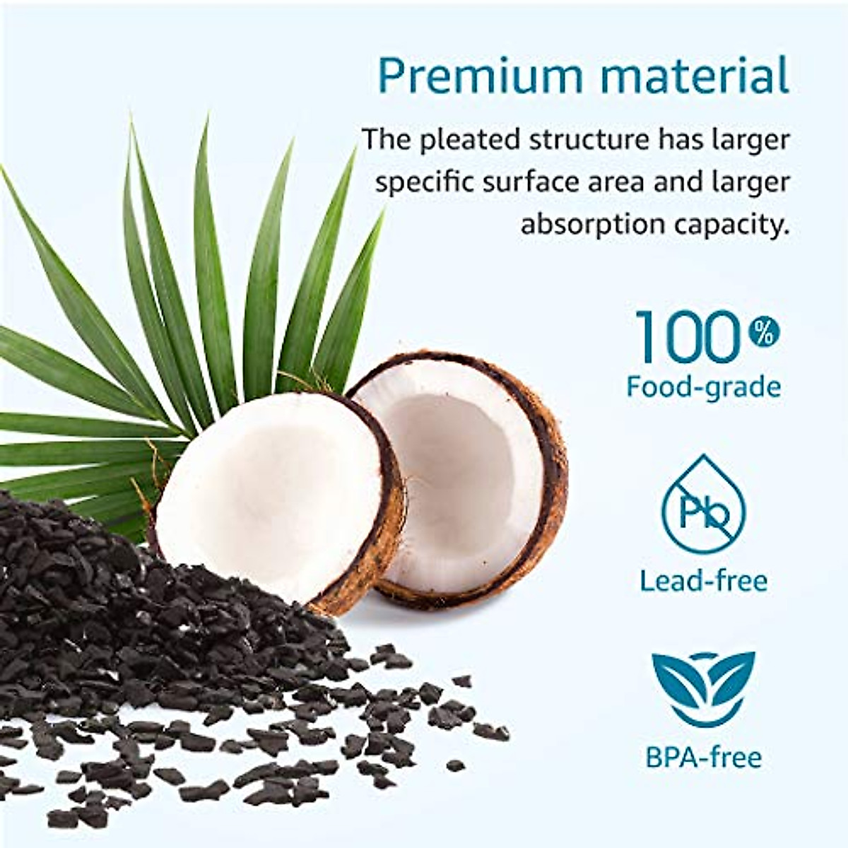 AQUA CREST AP117 Whole House Water Filter, Replacement for 3M® Aqua-Pure AP117, Whirlpool® WHKF-GAC, Pack of 2