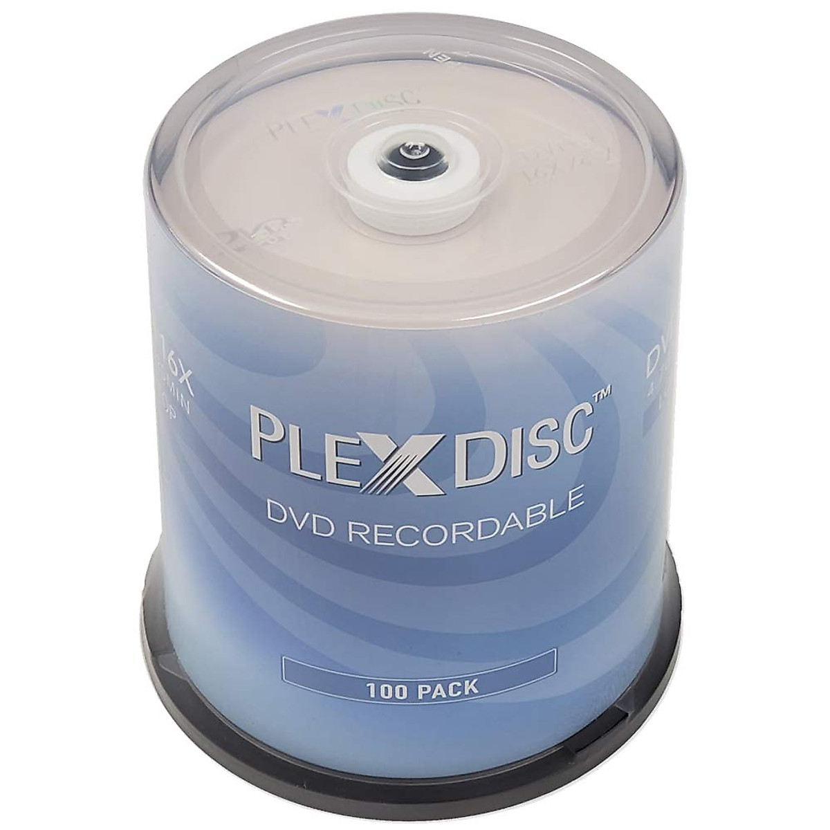 PlexDisc DVD-R 4.7GB 16x Recordable Media Disc - 100 Disc Spindle