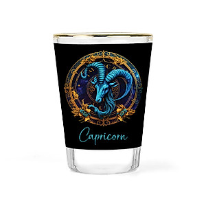 Zodiac Shot Glasses - Horoscope Gift - Aries, Taurus, Gemini, Cancer, Leo, Virgo, Libra, Scorpio, Sagittarius, Capricorn, Aquarius, Pisces