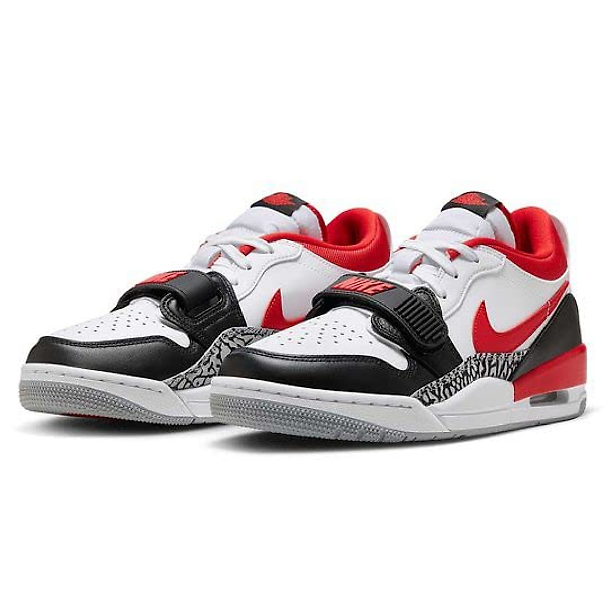 NIKE Air Jordan Legacy 312 “Chicago” Men's Trainers CD7069 (White/Black/Wolf Grey/Fire Red 160), White Black Wolf Grey Fire Red, 11.5