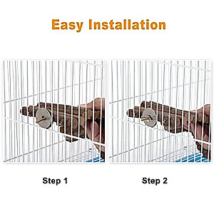 Filhome 2pcs Hamster Bridges, Rat Bendy Long Suspension Bridges and Guinea Pig Bendable Tunnel, Bendable Hamster Ladder Gerbil Wooden Ramp Chinchilla Chews Toys for Small Animals Cage Accessories