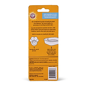 Arm & Hammer Pets Cat Litter Box Deodorizing Pods 2 pods, Fresh Breeze Scent | 2 Cat Litter Box Deodorizer from Arm and Hammer | Combats Cat Odors | 2 Adhesive Devices