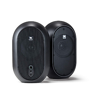 JBL Professional 1 Series, 104 Compact Powered Desktop Reference Monitors (Sold as Pair), Black (JBL104)
