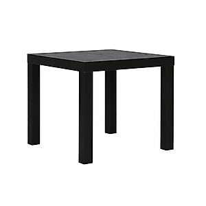 Ameriwood Home Parsons Modern End Table, Black