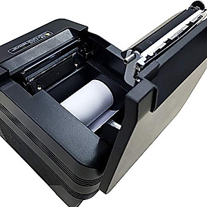 LIUYUNQI Kitchen Receipt Printer 160mm/s High Speed 80mm for Supermarket Cashier Small Bill Issuing Machine UBS+Network Port