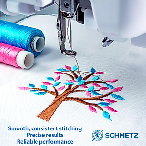 SCHMETZ Embroidery Sewing Machine Needles - Precision Needles, Size 75/11, 5-Needle Cards, Pack of 5