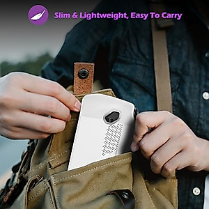 ProCase Upgraded Flip Case for ASUS ROG Ally Gaming Handheld 7 inch 2023, Protective Cover with Magnetic Removable Front Cover, Rog Ally Accessories Non-Slip Full Protection Grip Case -White