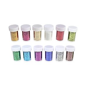 Glitter Pigment 12 Glitter Powder Glitter Sequins Glitter Pigment Flash Powder Craft Supplies Gold Powder Craft Supplies Shimmering Powder Glitter Sequins