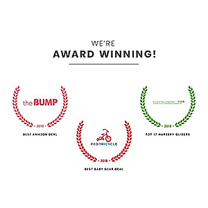 Delta Children Benbridge Glider Swivel Rocker Chair, Dove Grey