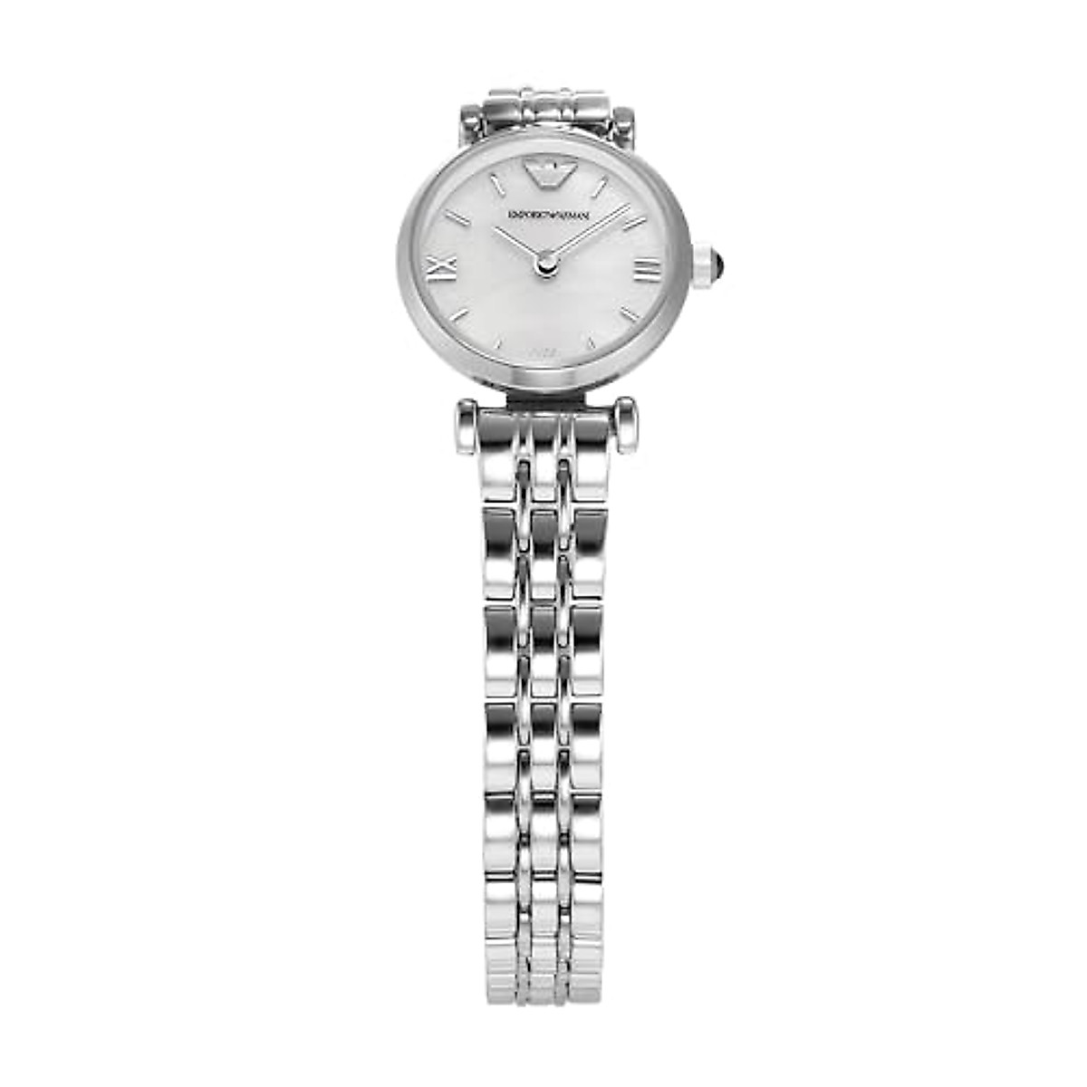 Emporio Armani Women's Silver Tone Stainless Steel Bracelet Watch (Model: AR1763)
