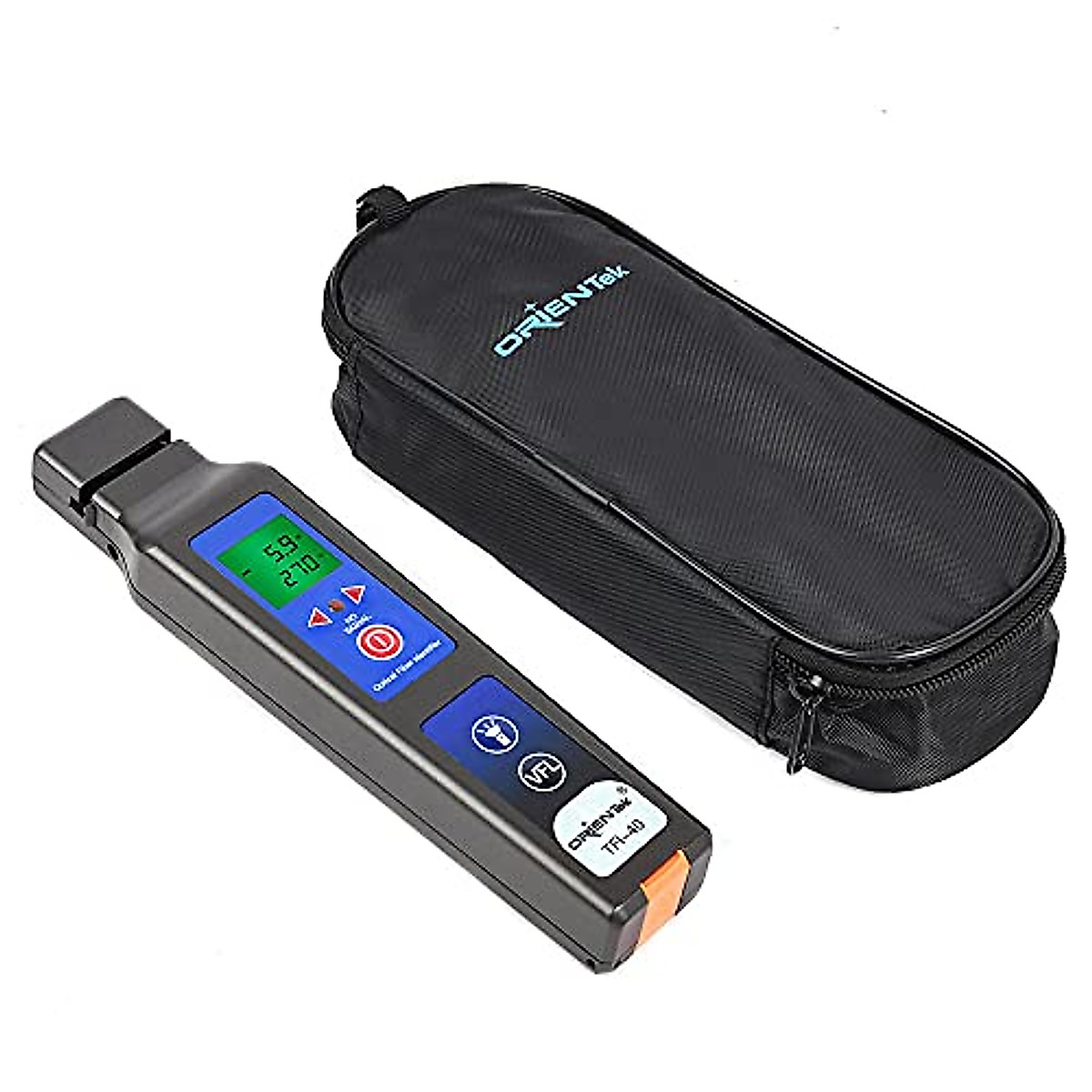 ORIENTEK TFI-40 Optical Fiber Identifier All-in-one Chuck Live with 10mw VFL 800nm-1700nm Fiber Detector Fiber Traffic Identifier OFI