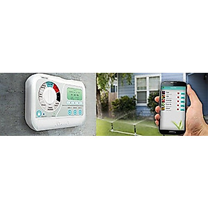 Smart Irrigation Sprinkler Controller NxEco HWN100 Pro, Smart Sprinkler Timer with EPA Water Sense, Weather Aware, Remote Access, 12 Zone, Works with Google Home and Alexa