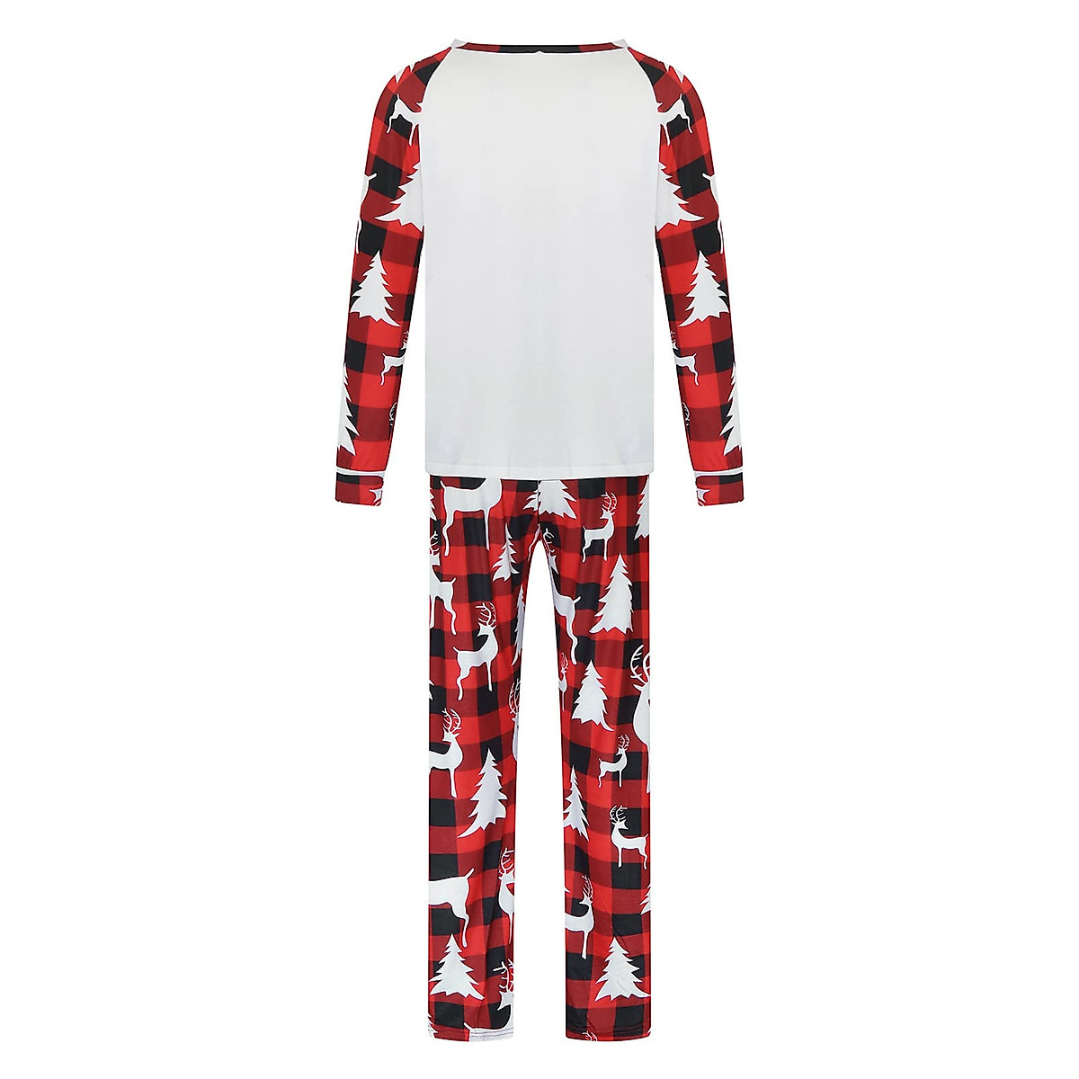 Christmas Pajamas for Family 2023 Pjs Matching Sets Red Plaid Xmas Holiday Sleepwear Long Sleeve Shirts Jammies Clothes