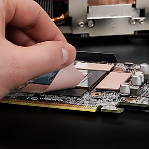 Thermal Grizzly - Minus Pad 8 (100x100x1,0mm) - Self-Adhesive Cooling Conductive Thermal Pad - Elastic and Adaptable Silicone Thermopad CPU/GPU/PS4/PS5/Xbox