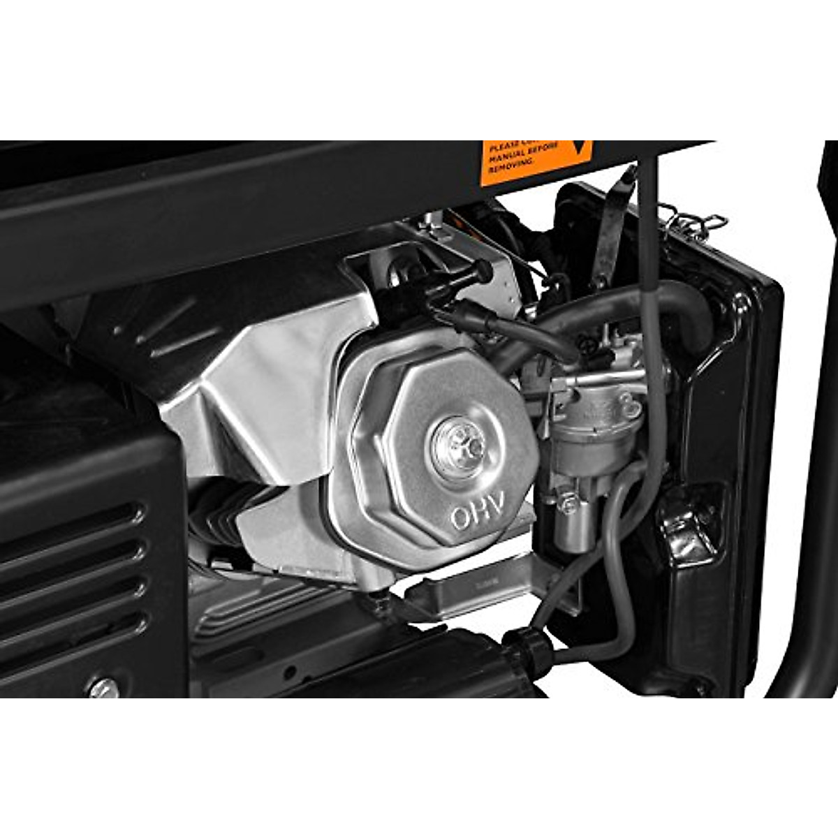 WEN DF1100T 11,000-Watt 120V/240V Dual Fuel Portable Generator with Wheel Kit and Electric Start - CARB Compliant, Black