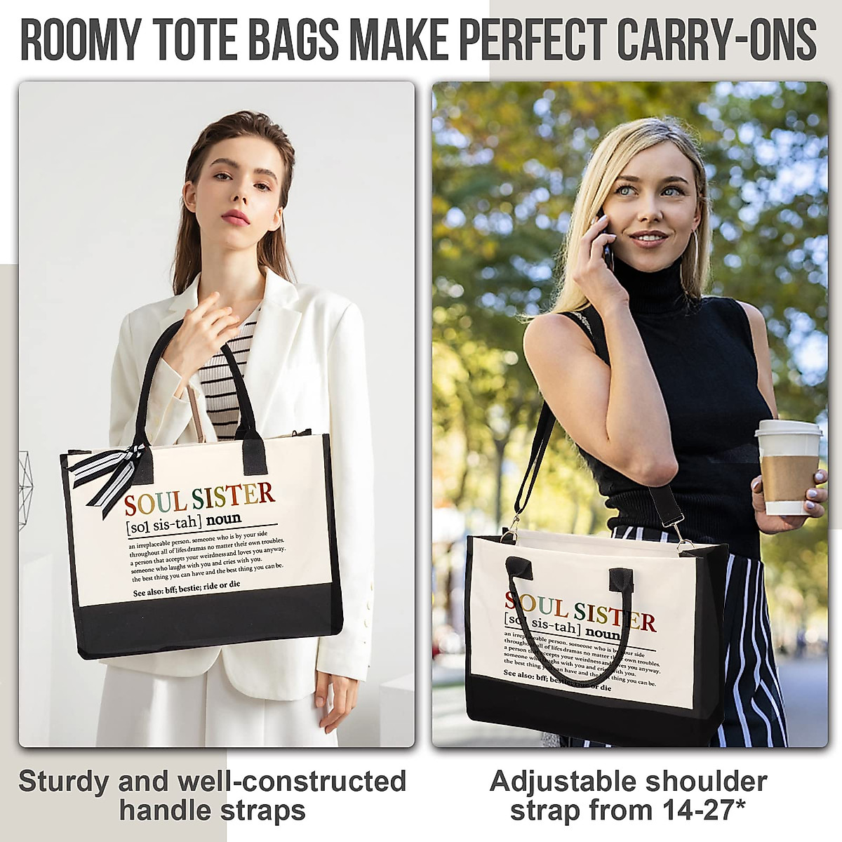 AYERMOYO Gifts for Women-Friendship Gifts for Women Friends-Birthday Gifts for Women-Gifts for Friends Female-Friend Birthday Gifts for Women-Birthday Gifts for Women Friendship-Tote Bag