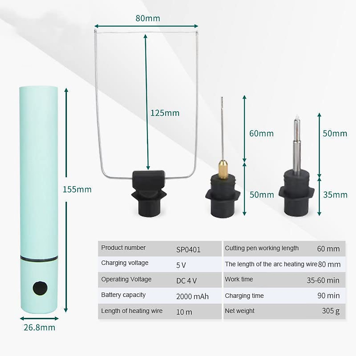 DC 4V Charging Multifunctional Foam Cutting Cutter Hot Knife Cordless Foam Soldering Iron Welding Ring Carving Tools EVA, EPS, XPS, KT Board Sponge