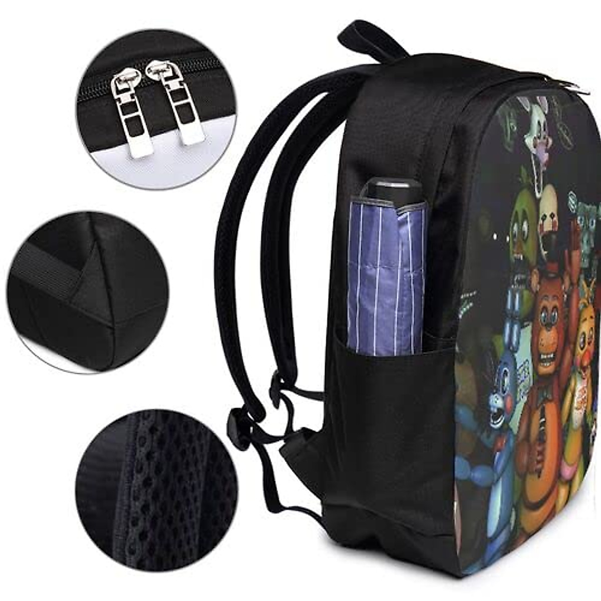 Solmlgo Teens Boys Game Backpack Lightweight School Backpack Durable Students School Bookbag Casual Daypack for Travel