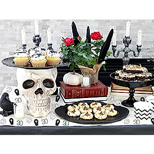 Death to My 20s Confetti Skull and Coffin Confetti for Gothic 30th Birthday Party RIP 20s Birthday Party Decorations