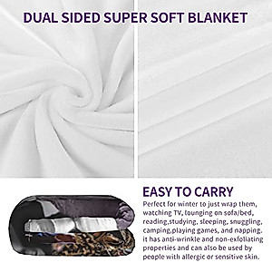 Horror Movie Wearable Hoodie Blanket, Halloween Movie Throw Flannel Fleece Blanket for Bedding Couch Sofa Living Room Throws Home Decoration 80"X60"